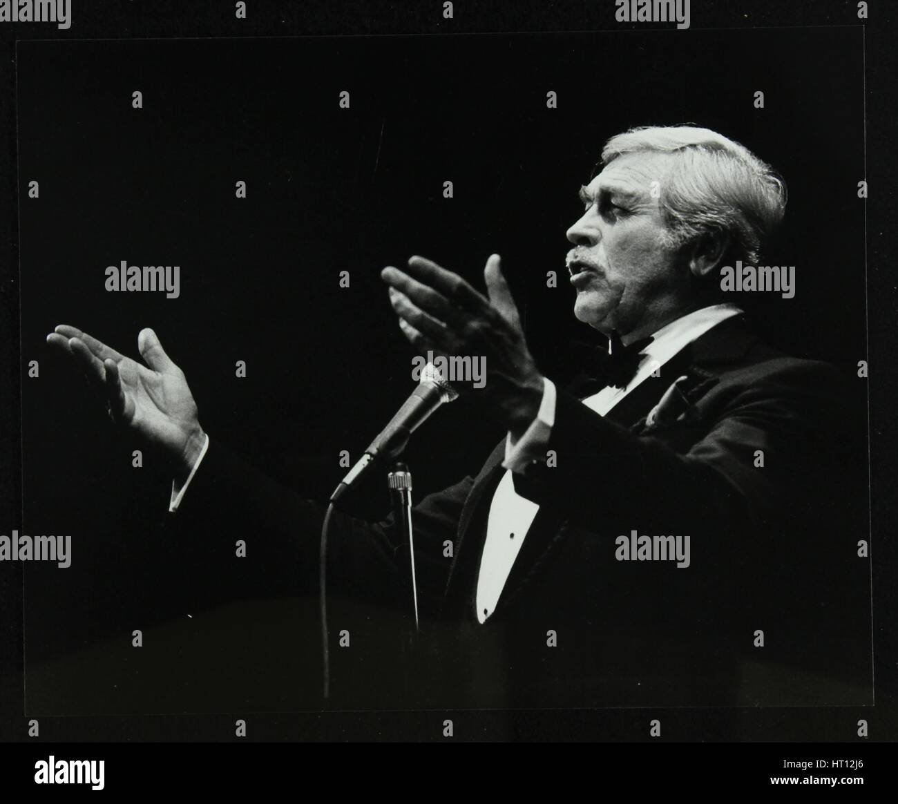 Howard Keel in full song at the Forum Theatre, Hatfield, Hertfordshire ...