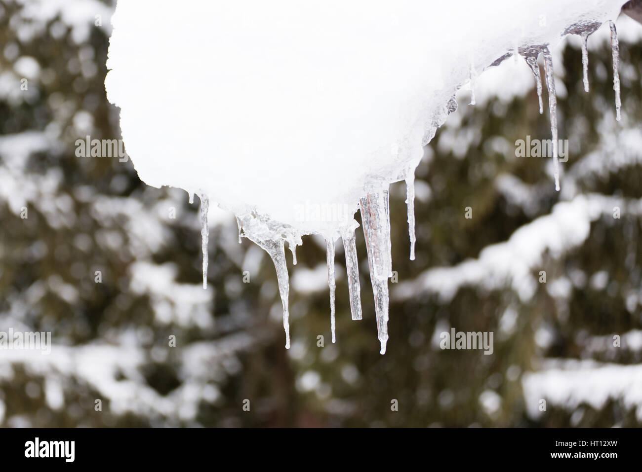 Details of snow and ice Stock Photo - Alamy