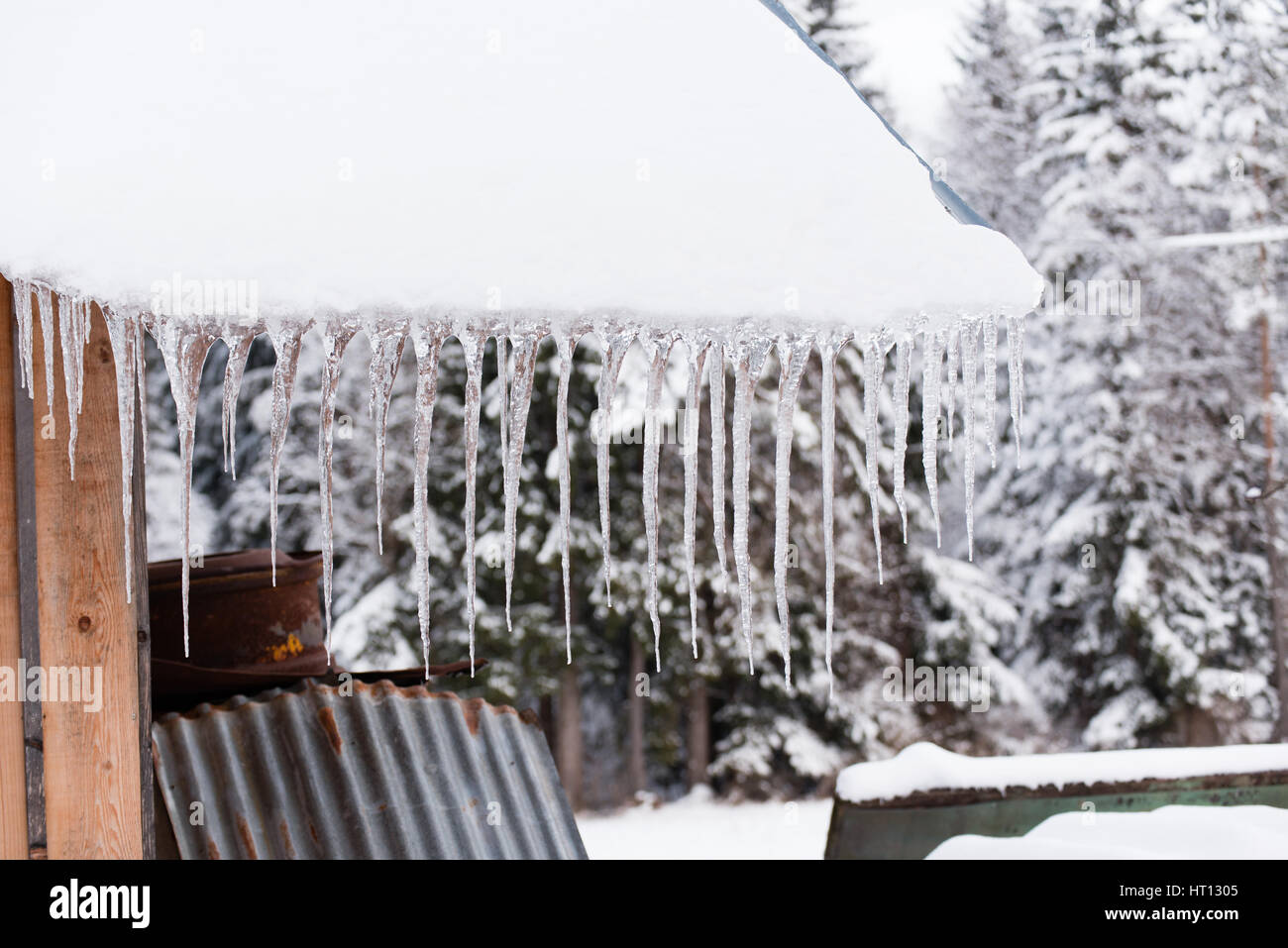 Details of snow and ice Stock Photo - Alamy