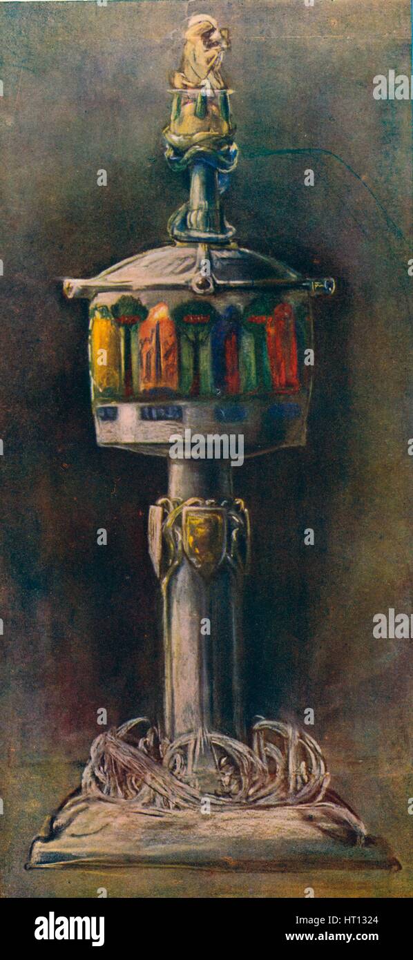 Silver Cup with Bassetaille Enamels, 1903. Artist: Alexander Fisher ...