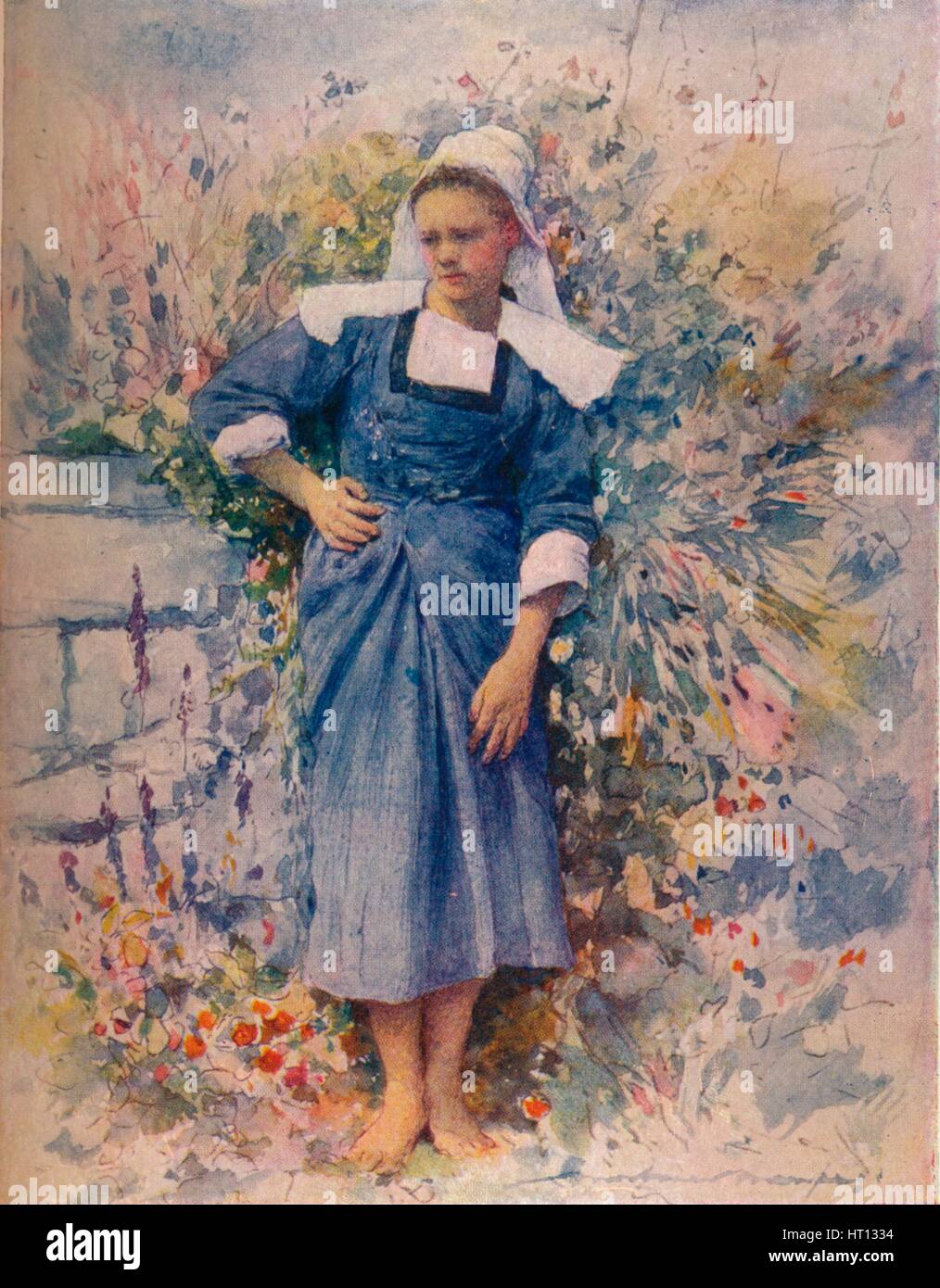 La Petite Marie, 1905. (1914). Artist: Mortimer L Menpes Stock Photo ...
