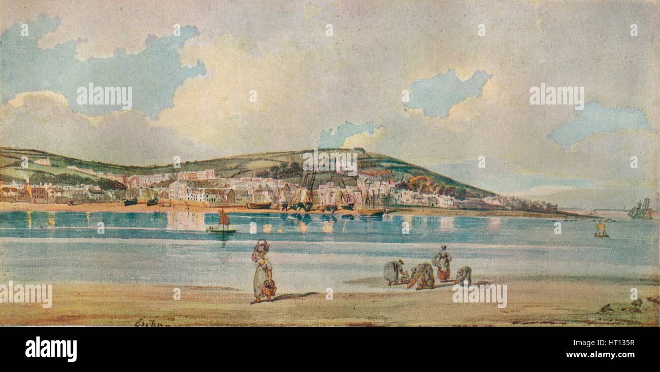 View of Appledore, North Devon, from Instow Sands, 1798, (1919). Artist ...