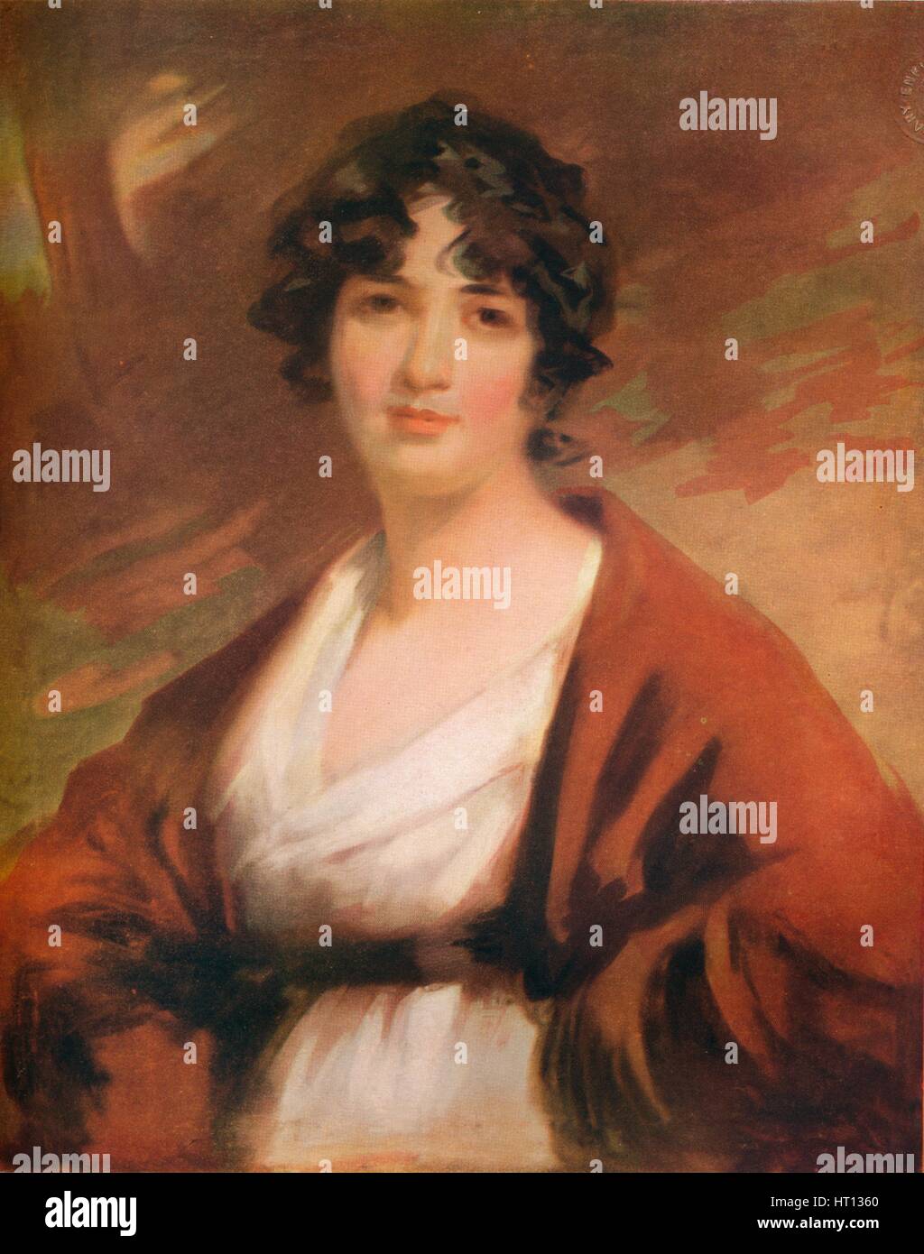 Portrait of Mrs. Kenyon, 1807, (1919). Artist: John James Masquerier ...