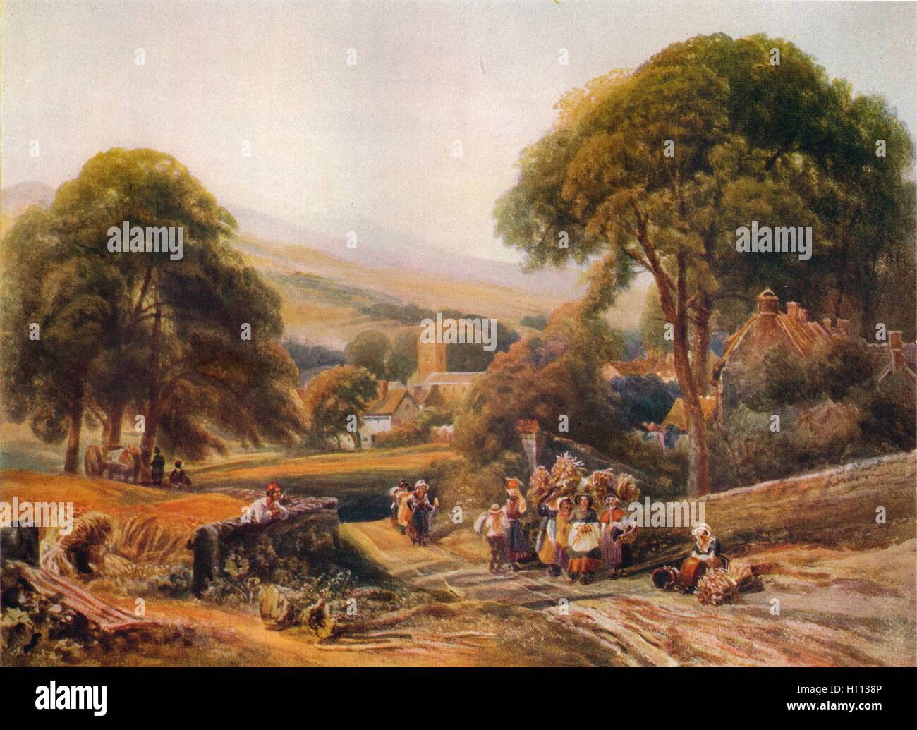 The Harvesters' Return, c1804-1849, (1936). Artist: Peter de Wint Stock ...