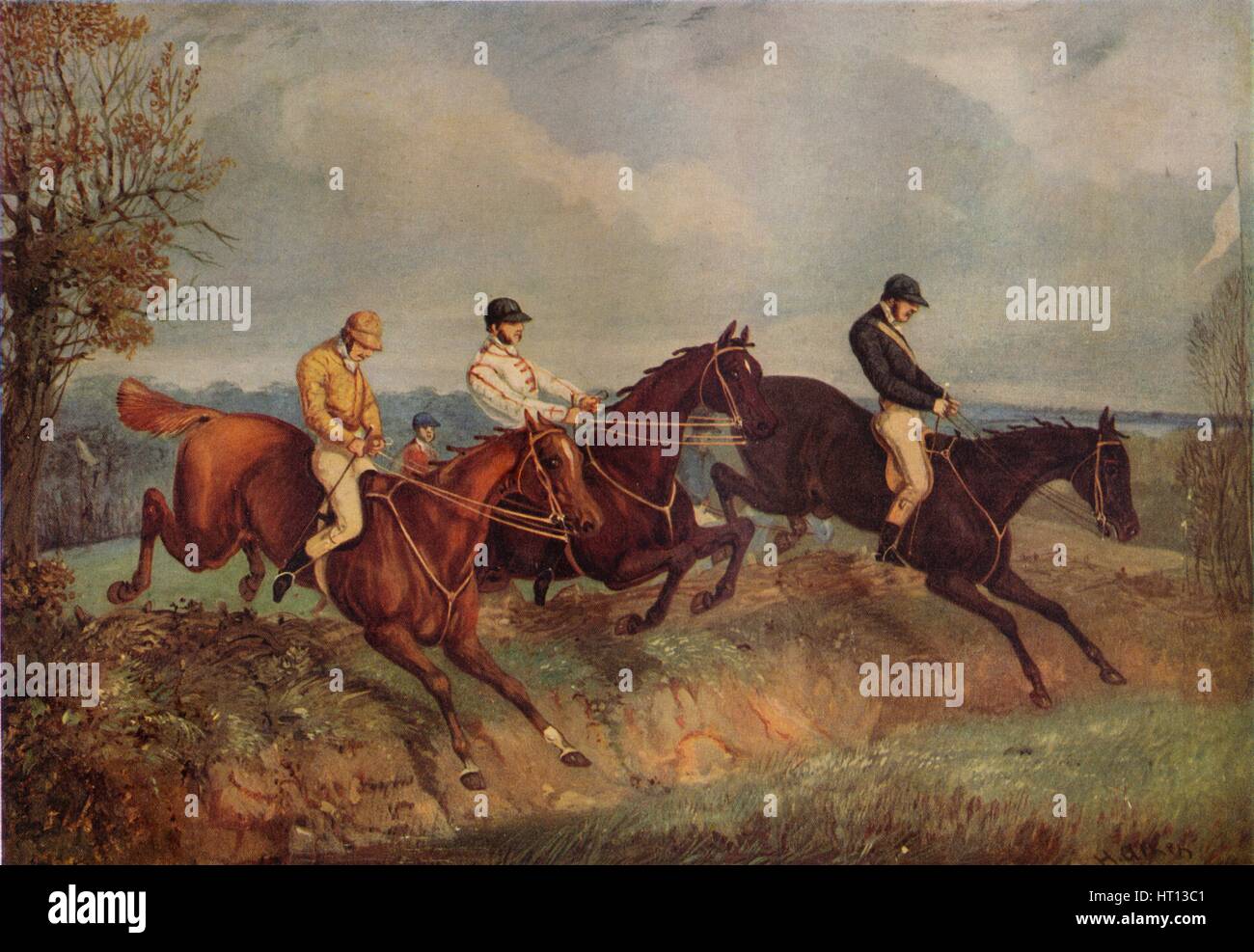 Steeplechasing, c1805-1851, (1924). Artist: Henry Thomas Alken Stock ...