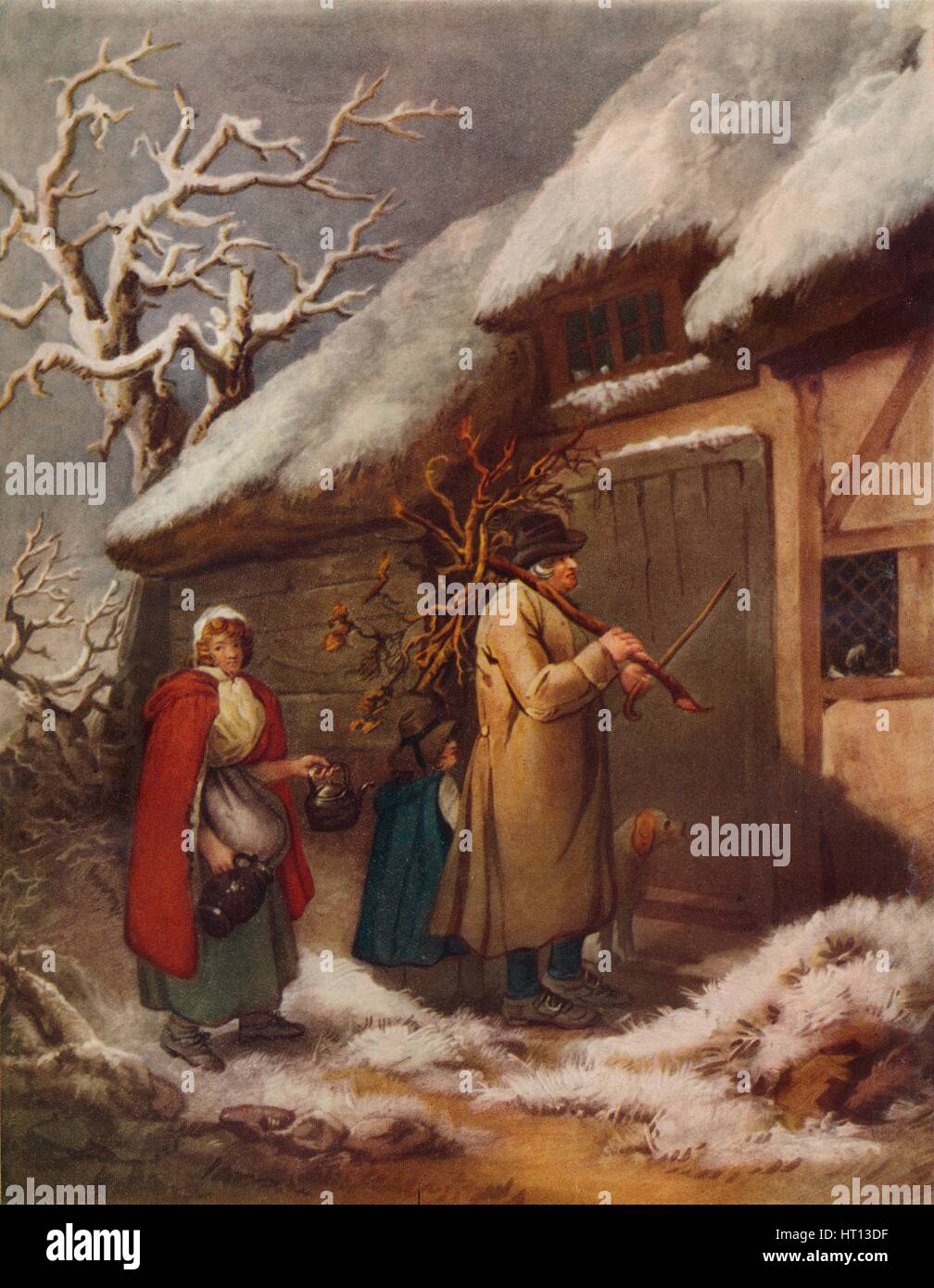 The Cottage Family, c18th century, (1916). Artist: John Raphael Smith ...