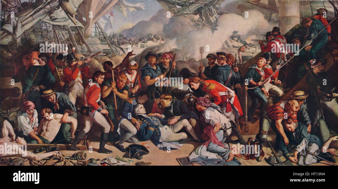 Death of admiral horatio nelson hi-res stock photography and images - Alamy