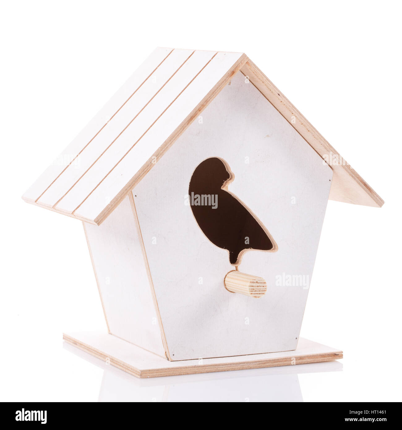bird house isolated on a white background Stock Photo - Alamy