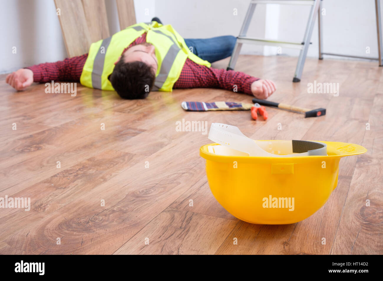 Fallen ladder hi-res stock photography and images - Alamy