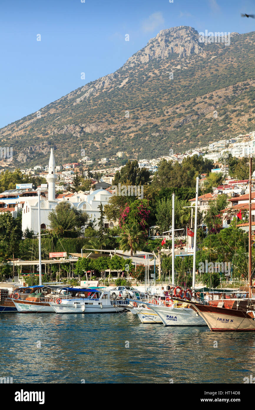 Kalkan harbour, Kalkan, Turkey Stock Photo - Alamy