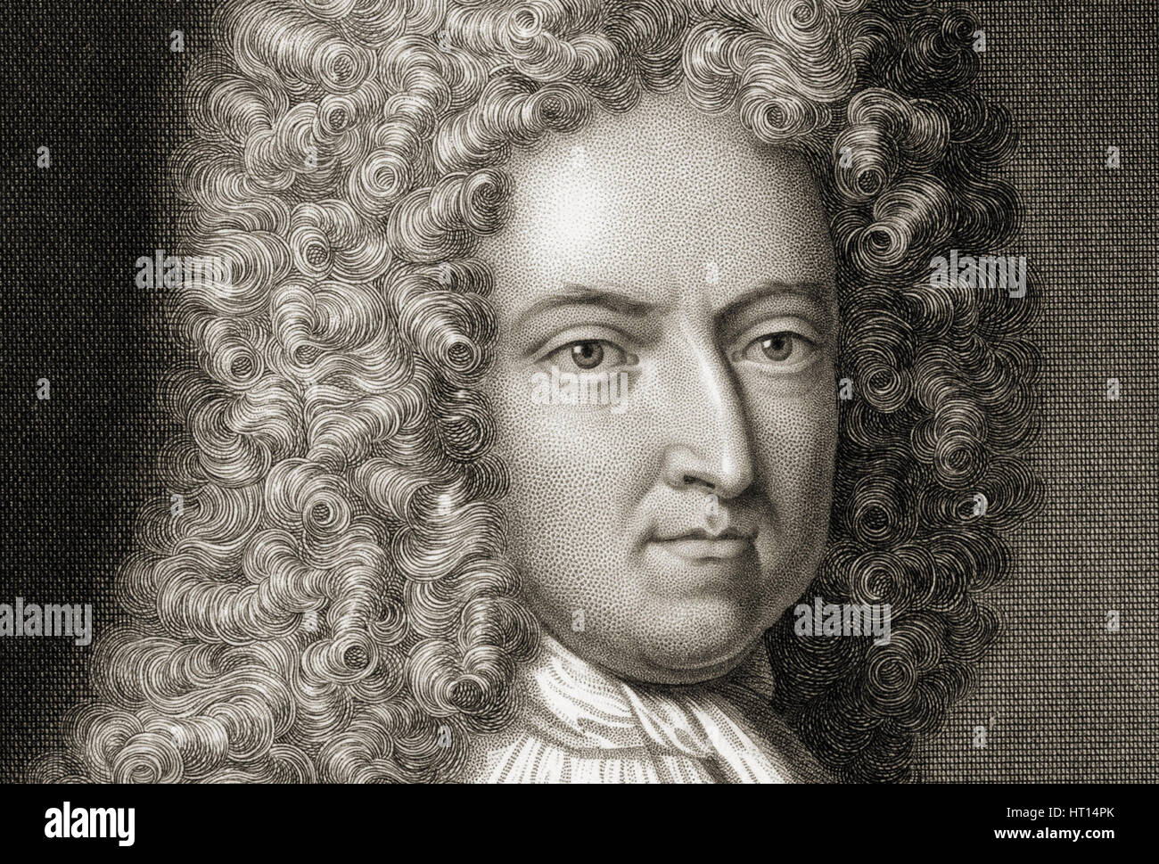 Daniel Defoe (1660-1731) Detail, Early 18th cen. Artist: Vandergucht ...