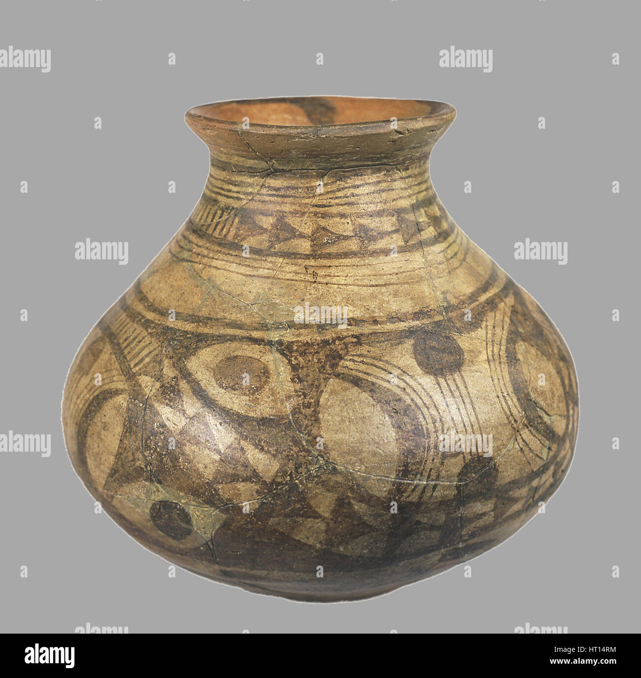 Vessel, 3800-3600 BC. Artist: Prehistoric Russian Culture Stock Photo ...