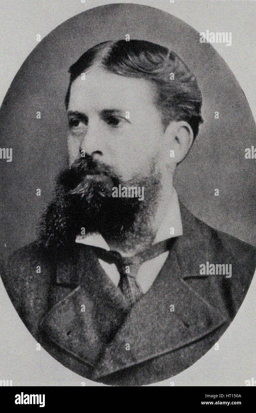 Charles Sanders Peirce (1839-1914), c. 1870. Artist: Anonymous Stock ...
