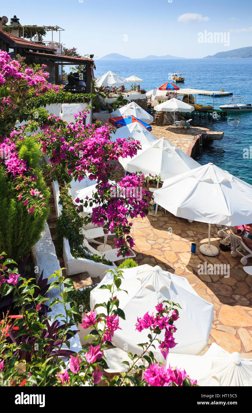 Kalkan turkey beach club hi-res stock photography and images - Alamy