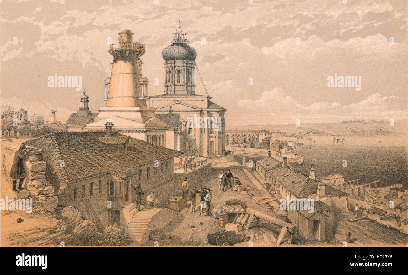 Crimean war lithograph william simpson hi-res stock photography and ...