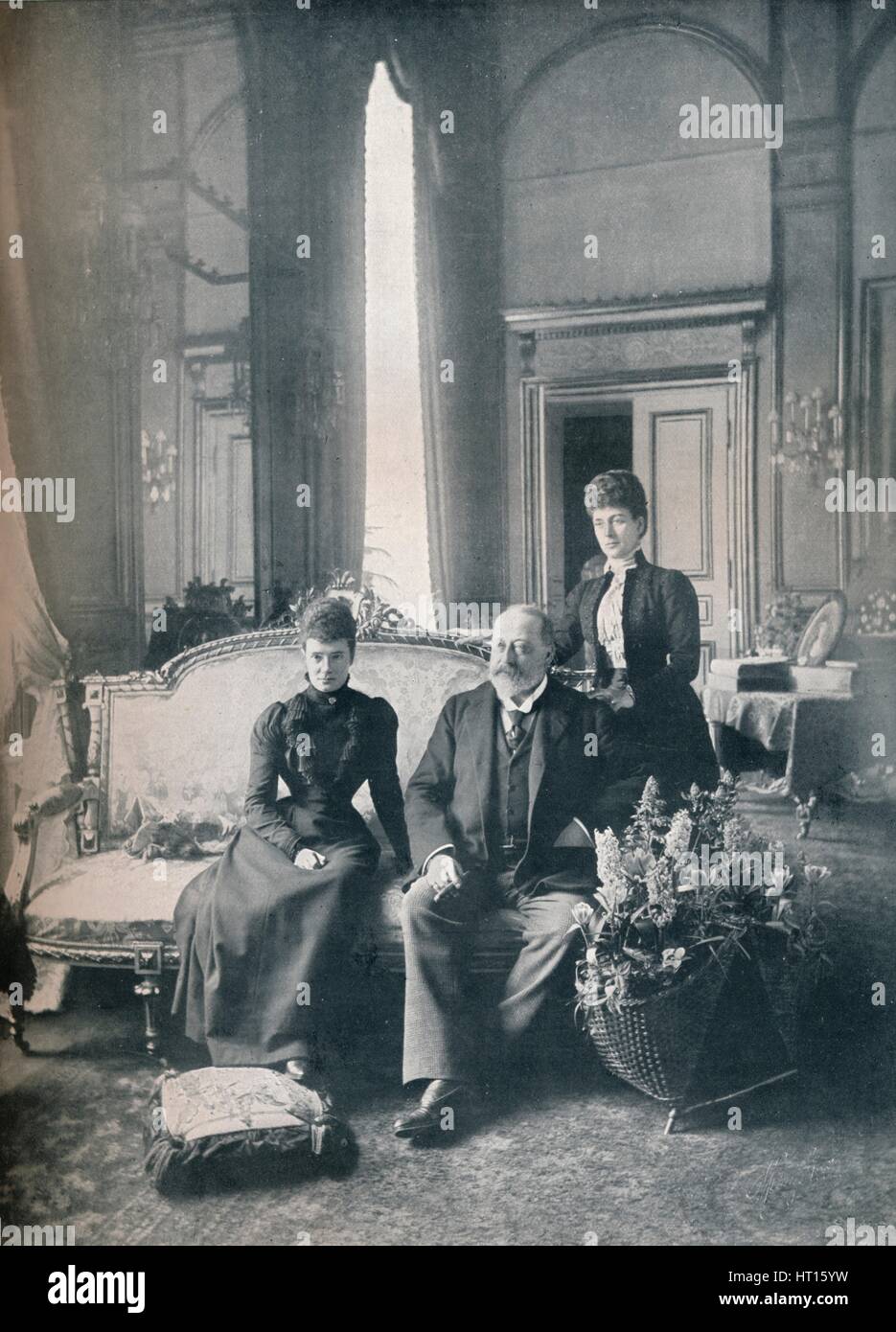 The future King Edward VII and Queen Alexandra in Denmark, 1900 (1911 ...