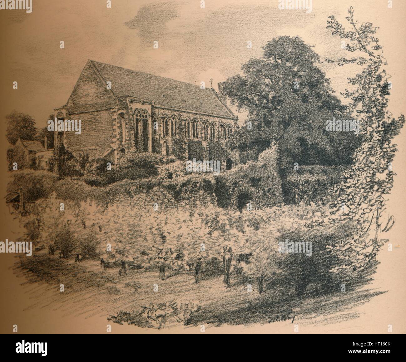 'The Hall, Eltham Palace', 1902. Artist: Thomas Robert Way Stock Photo ...