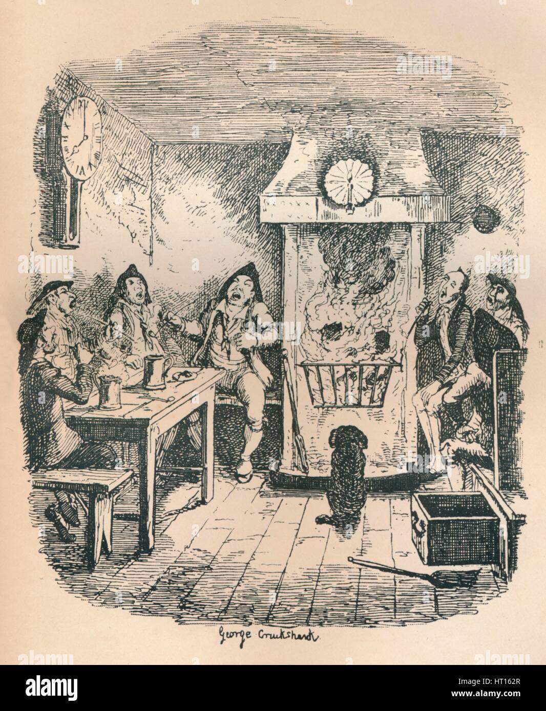 Victorian illustration laughing hi-res stock photography and images - Alamy