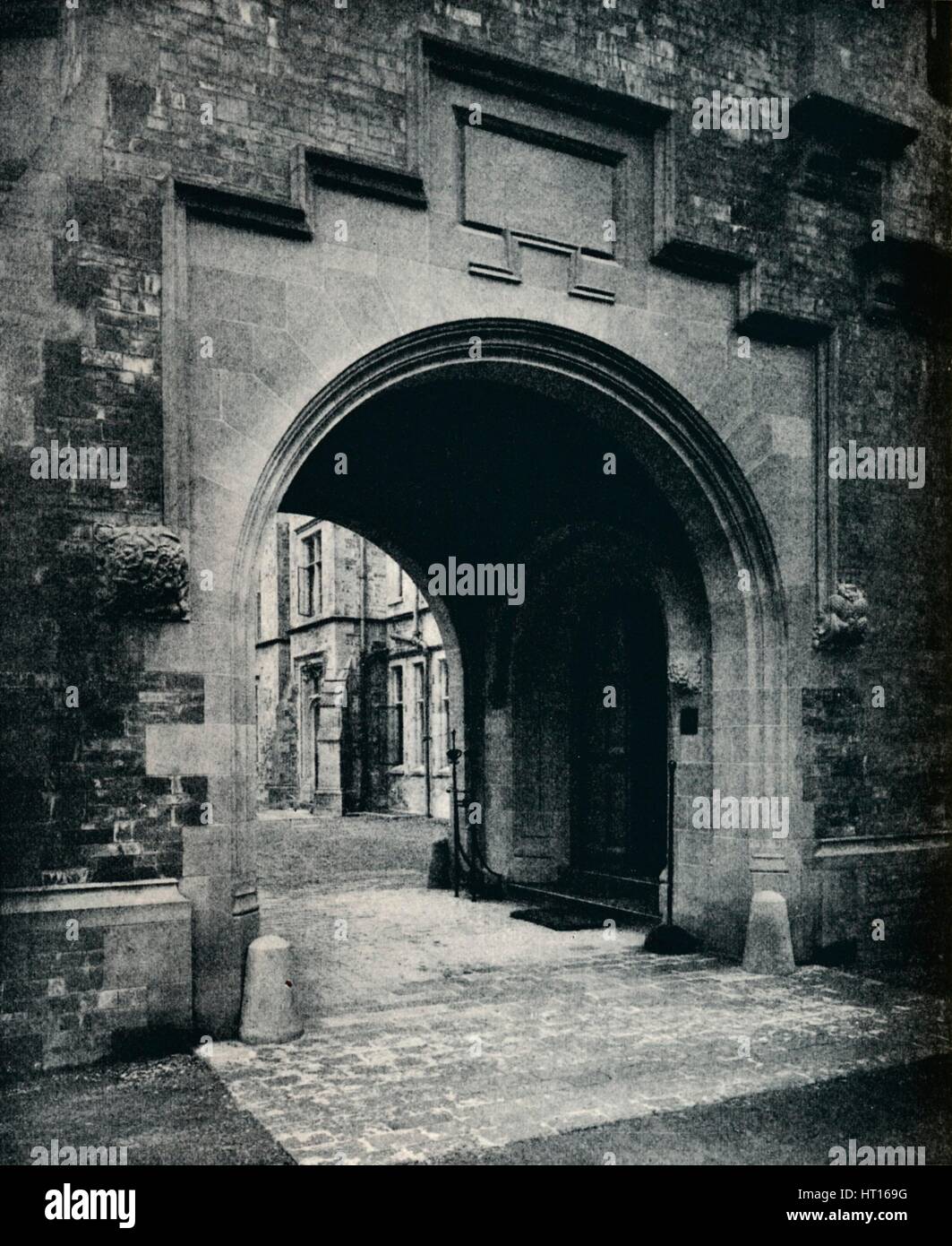 'Grizedale Hall, Lancashire: Archway in Tower to Porte-Cochere', c1911 ...