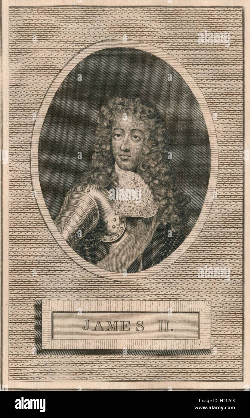 King James II, 1793. Artist: Unknown Stock Photo - Alamy