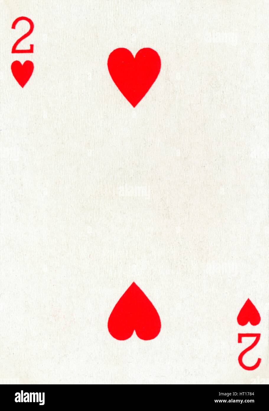 2 of Hearts from a deck of Goodall & Son Ltd. playing cards, c1940 ...