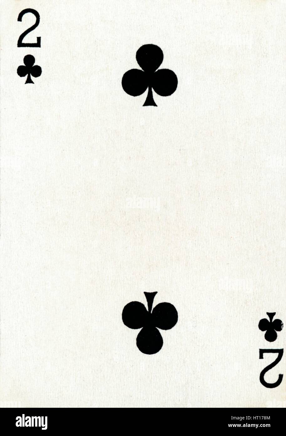 Two 2 of clubs hi-res stock photography and images - Alamy