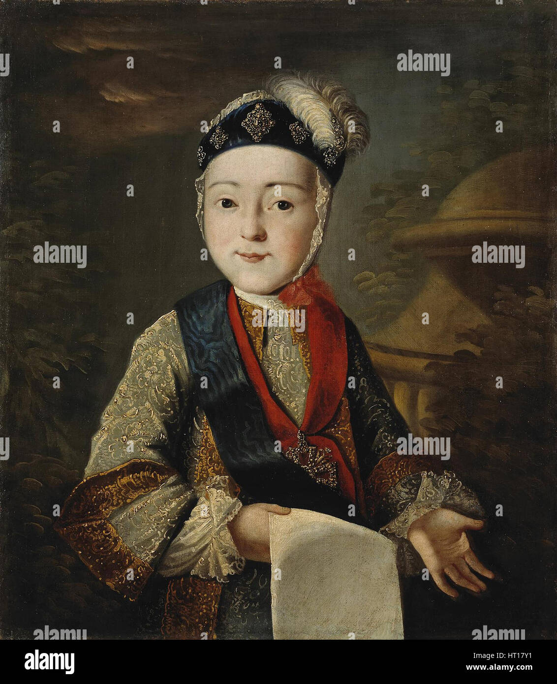 Portrait of Grand Duke Peter III. (1728-1762) as Child, 18th century ...
