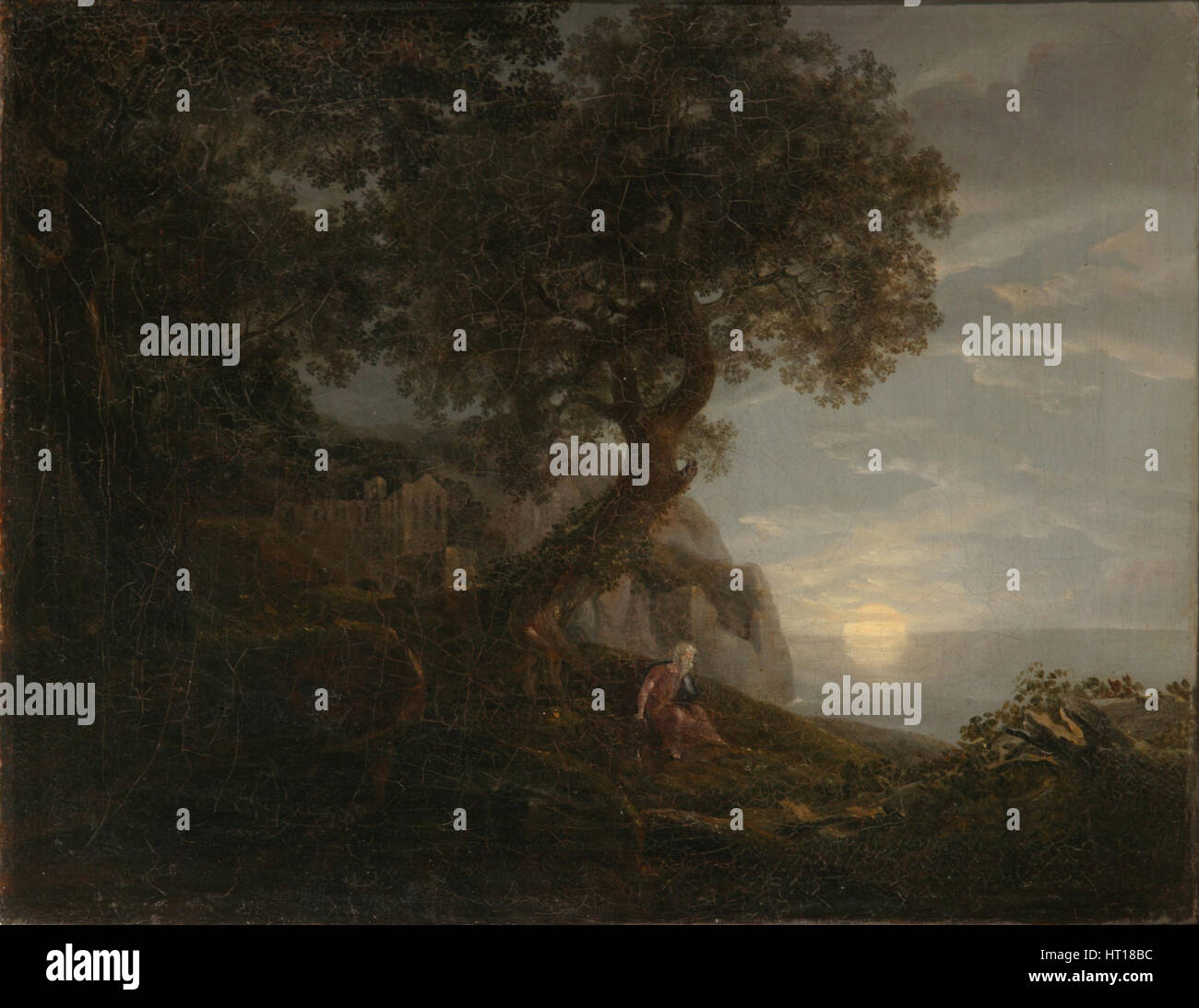 Moonrise. Artist: Carus, Carl Gustav (1789-1869 Stock Photo - Alamy