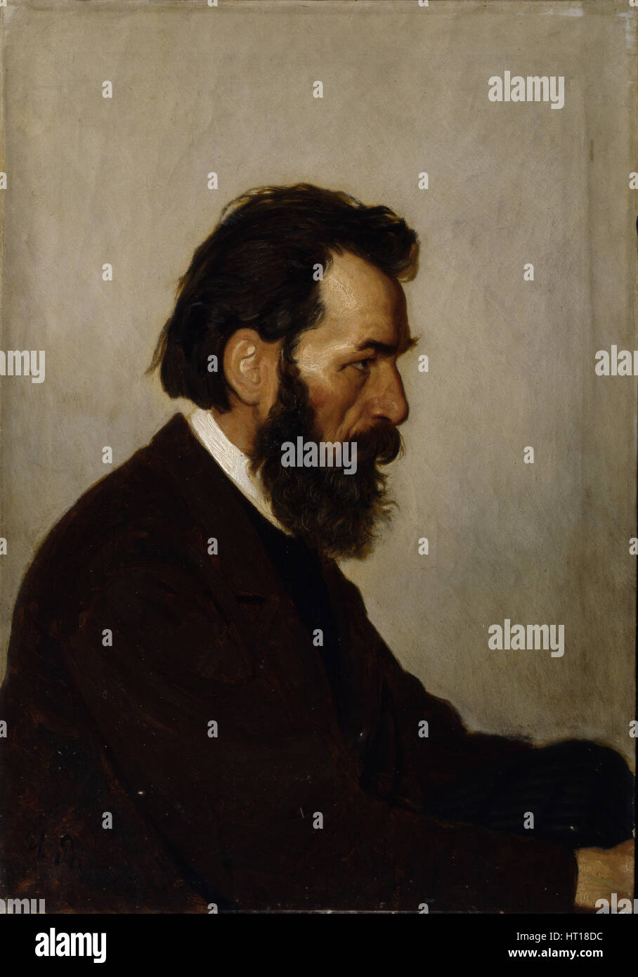 Portrait of the architect Alexey Ivanovich Shevtsov, 1869. Artist ...
