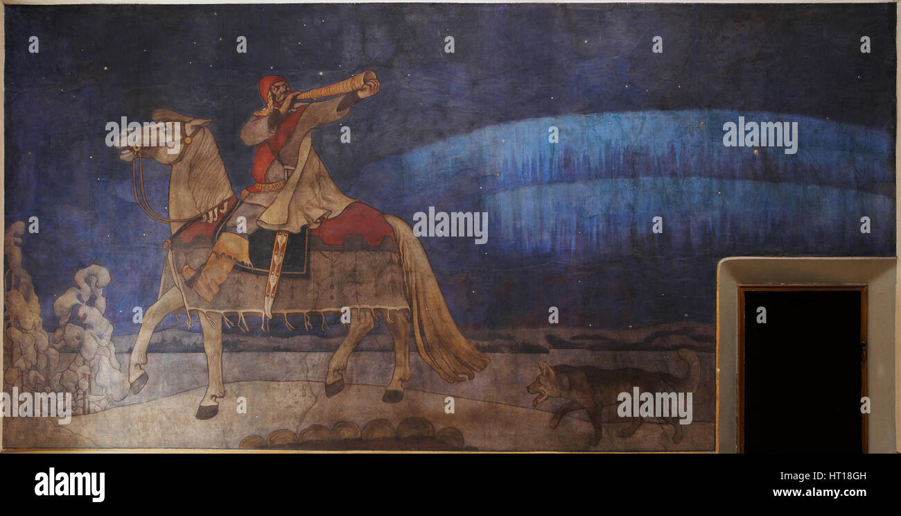 Kullervo Rides to War, 1901. Artist: Gallen-Kallela, Akseli (1865-1931 ...