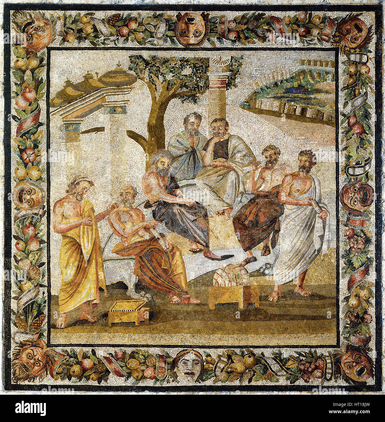 Mosaic from pompeii hi-res stock photography and images - Alamy