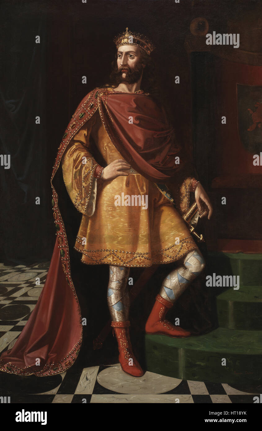 Erwig, Visigothic King, Mid of the 19th century. Artist: Cortés, Ramón ...
