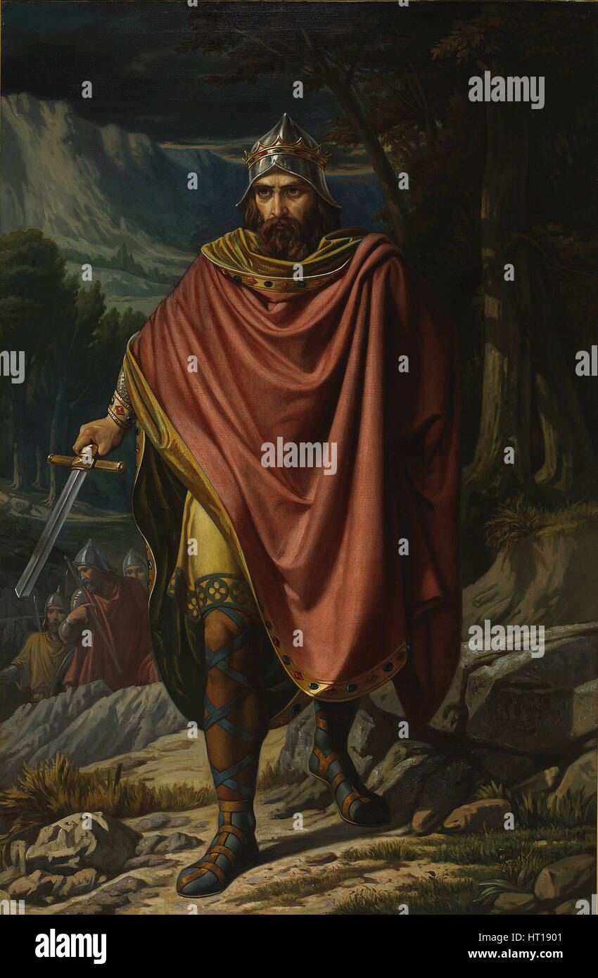 Witteric, Visigothic King, Mid of the 19th century. Artist: Soriano ...