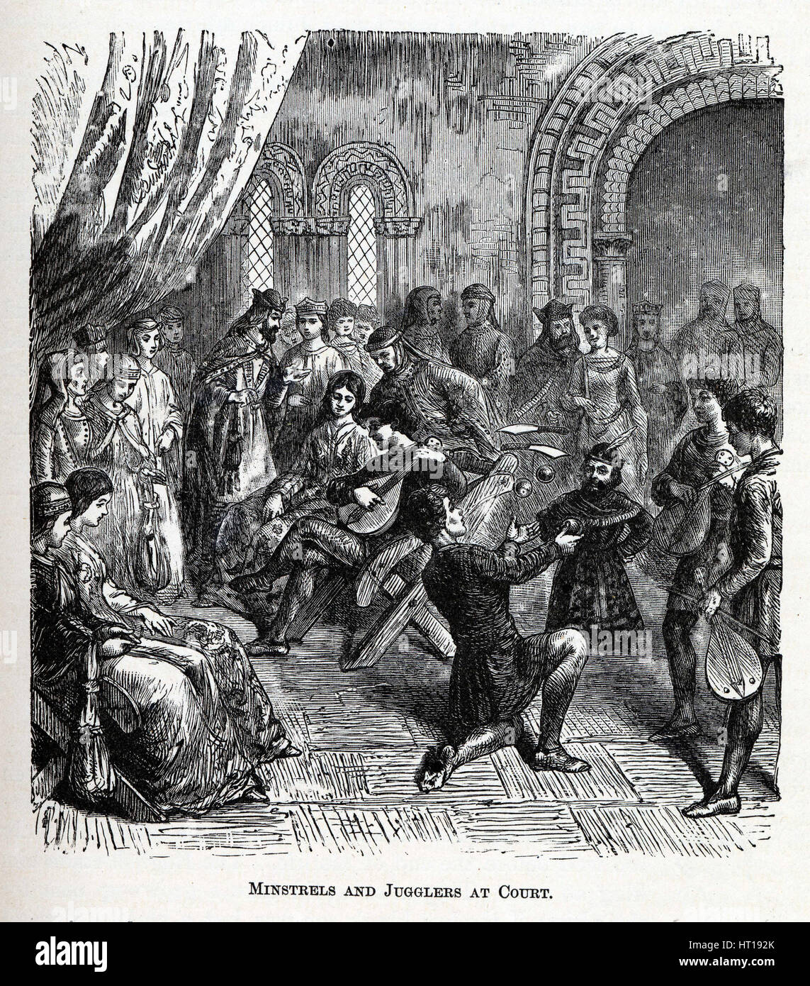 Minstrel middle ages hi-res stock photography and images - Alamy