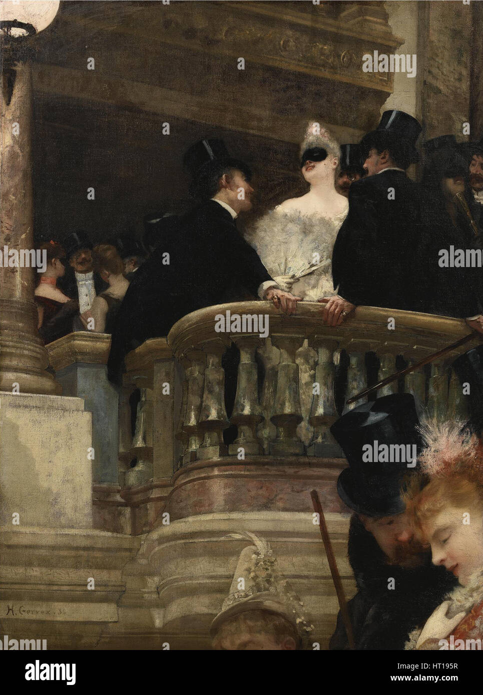 Masked Ball at the Opera, 1886. Artist: Gervex, Henri (1852-1929 Stock ...