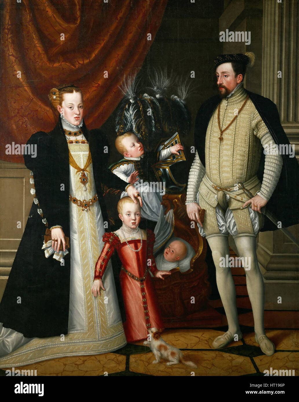 Holy Roman Emperor Maximilian II of Austria (1527-1576) and his wife ...