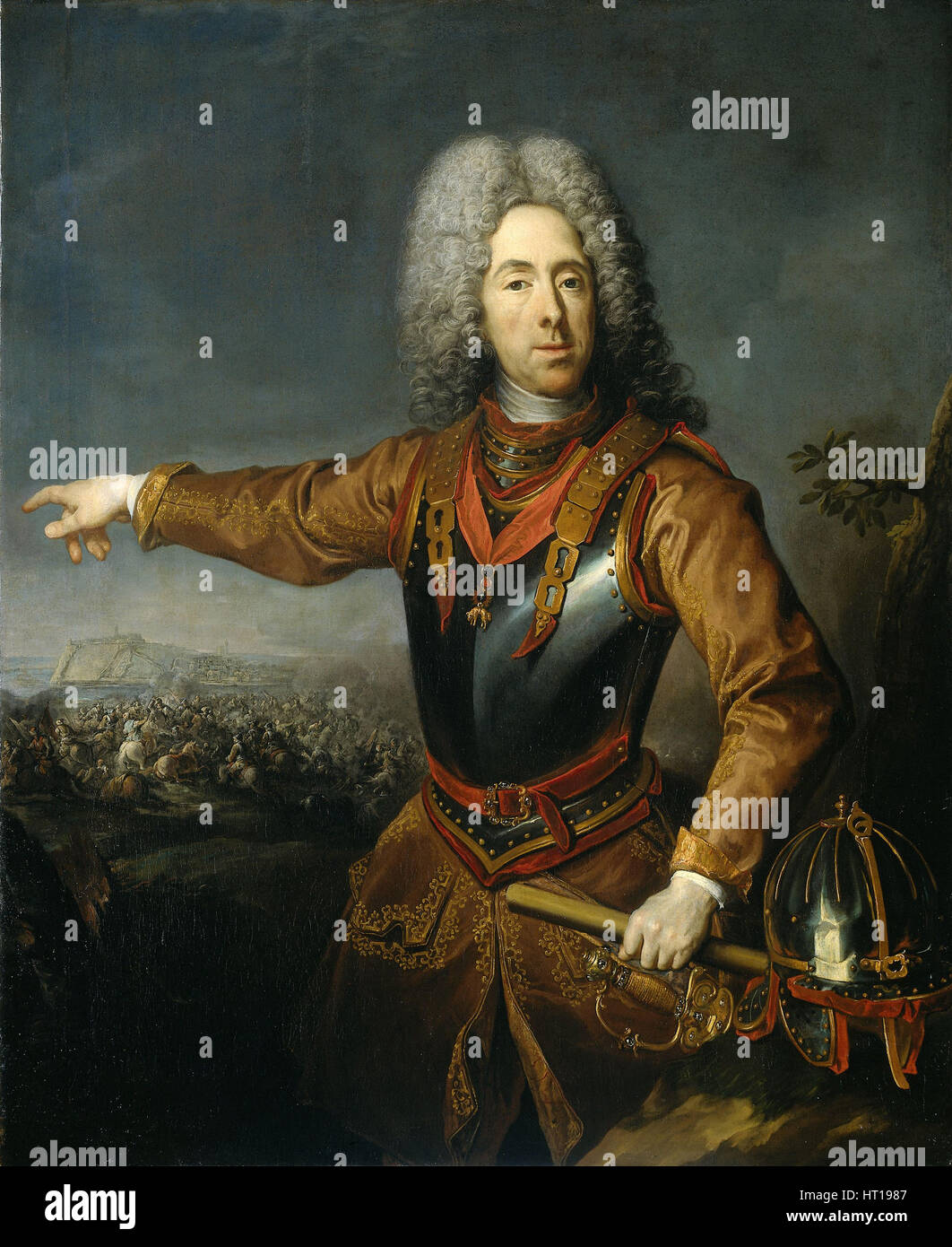 Portrait of Prince Eugene of Savoy (1663-1736), 1718. Artist: Schuppen ...