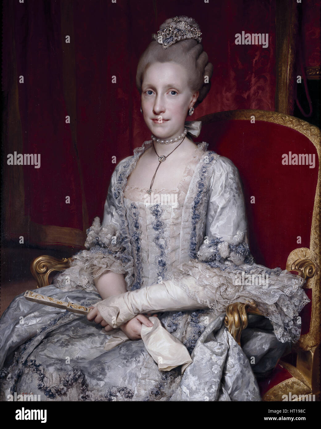Portrait of Infanta Maria Luisa of Spain (1745-1792), Holy Roman ...