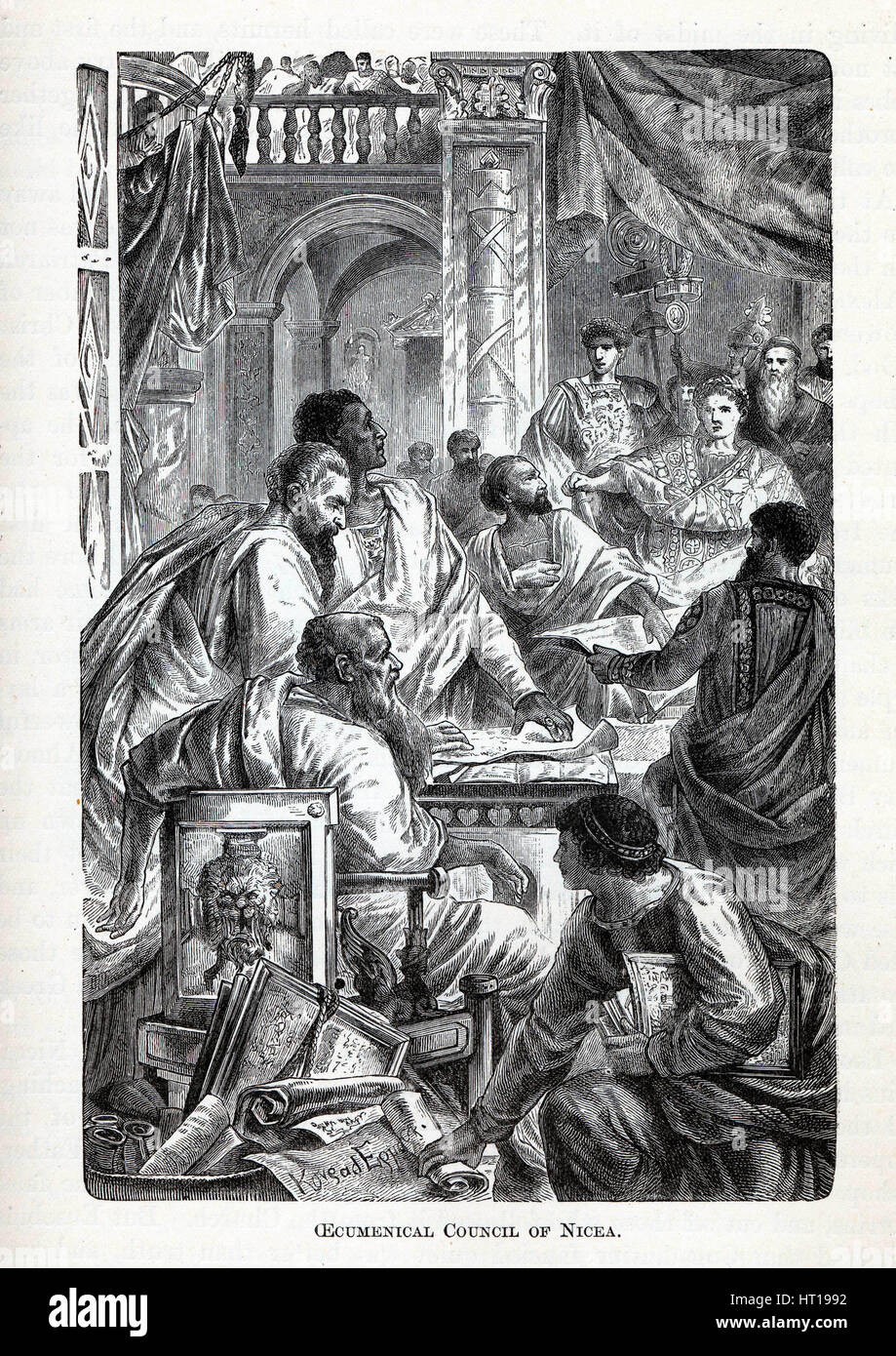 Council nicea constantine hi-res stock photography and images - Alamy