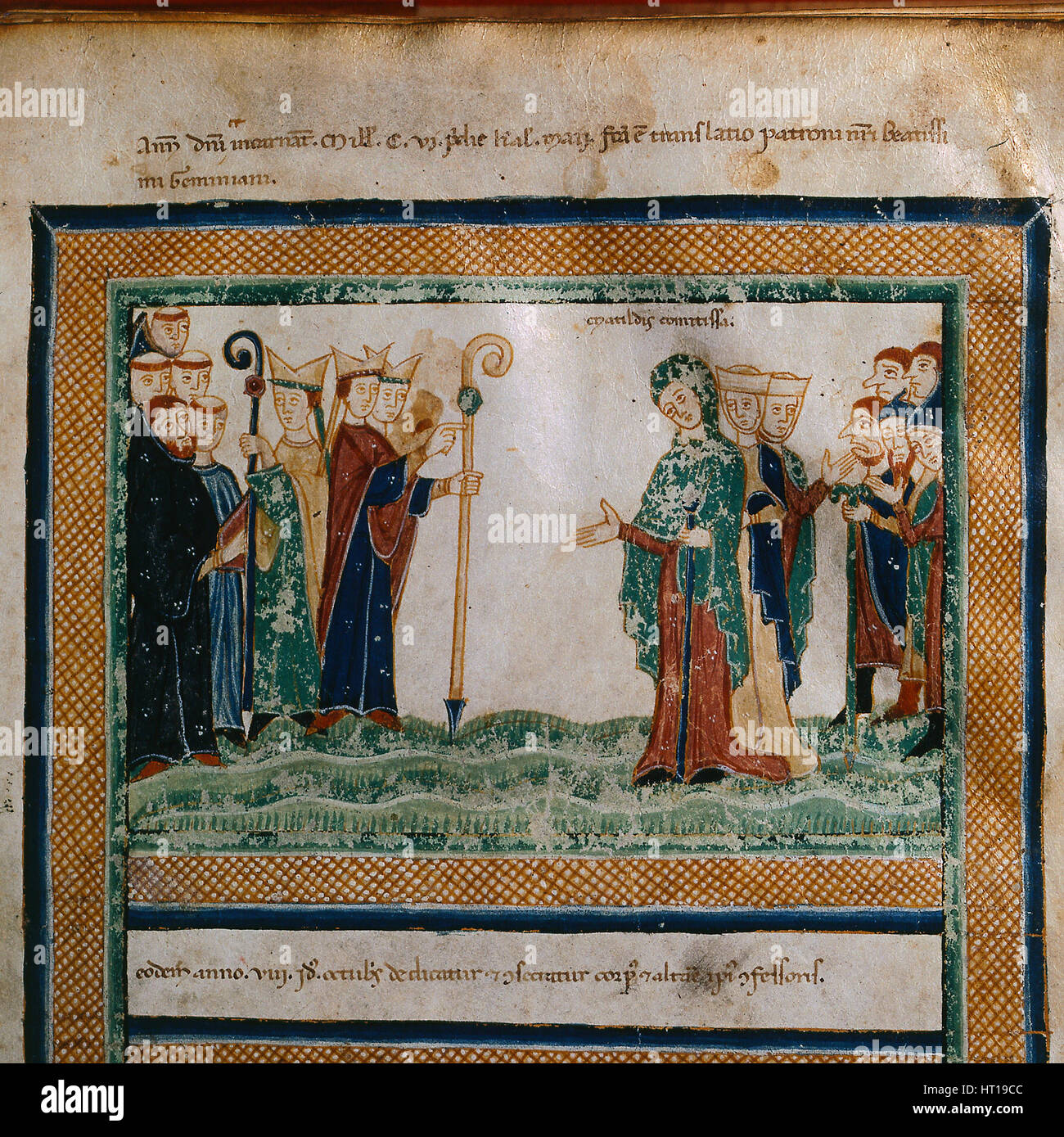 Matilda of Tuscany (From: Vita Mathildis di Donizone di Canossa ...
