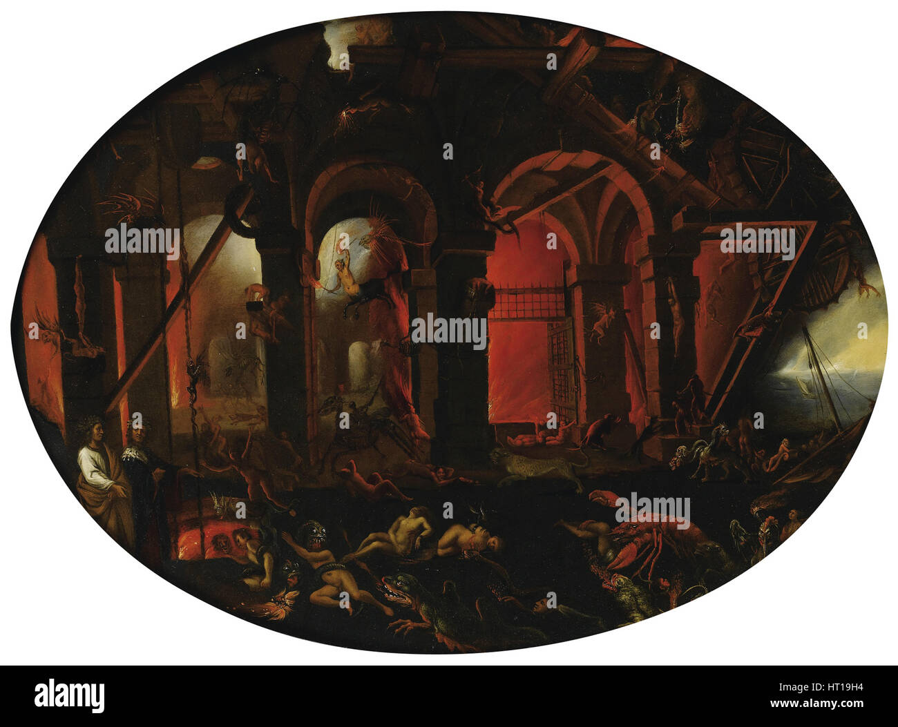 The Hell. Artist: Napoletano, Filippo (1598-1629 Stock Photo - Alamy