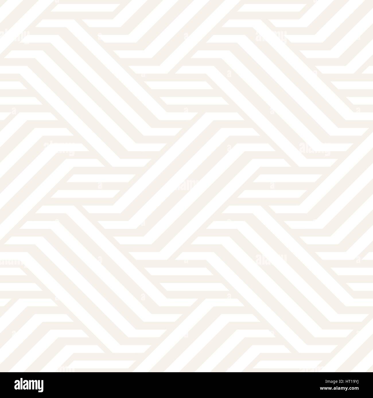 Vector Seamless Pattern. Modern Stylish Interlacing Lines Texture ...