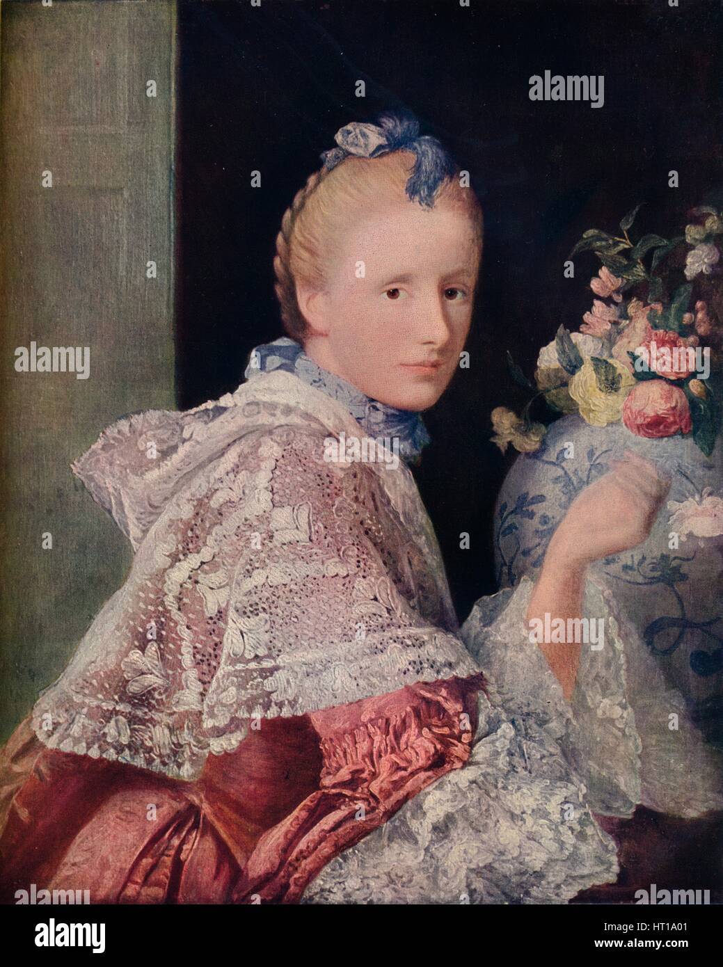'The Painter's Wife', 1760. Artist: Allan Ramsay Stock Photo - Alamy
