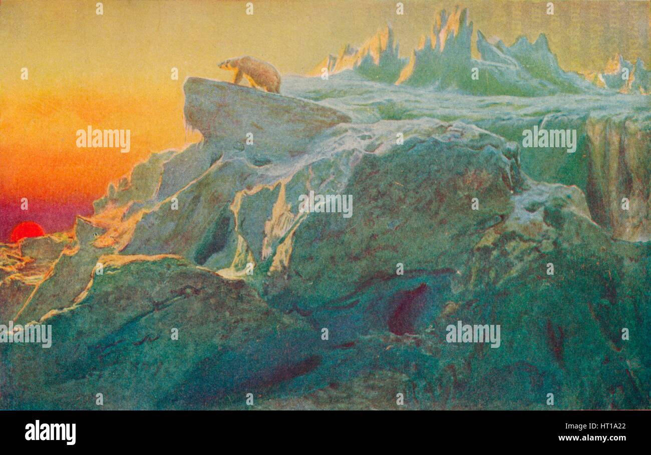 'Beyond Man's Footsteps', c1894, (1928). Artist: Briton Riviere Stock ...