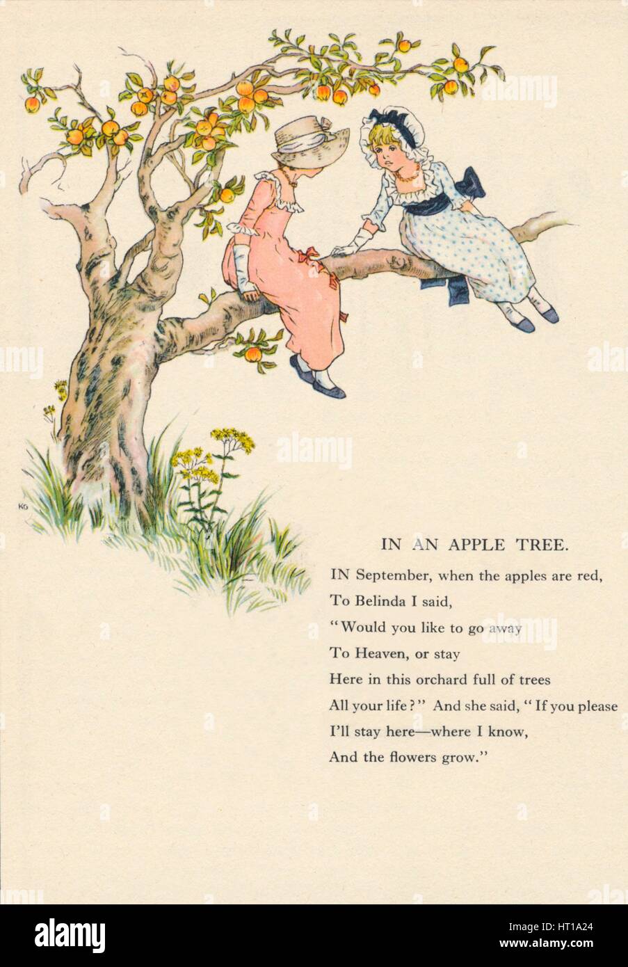 'Kate Greenaway's Marigold Garden', 1885, (1946). Creator: Catherine ...