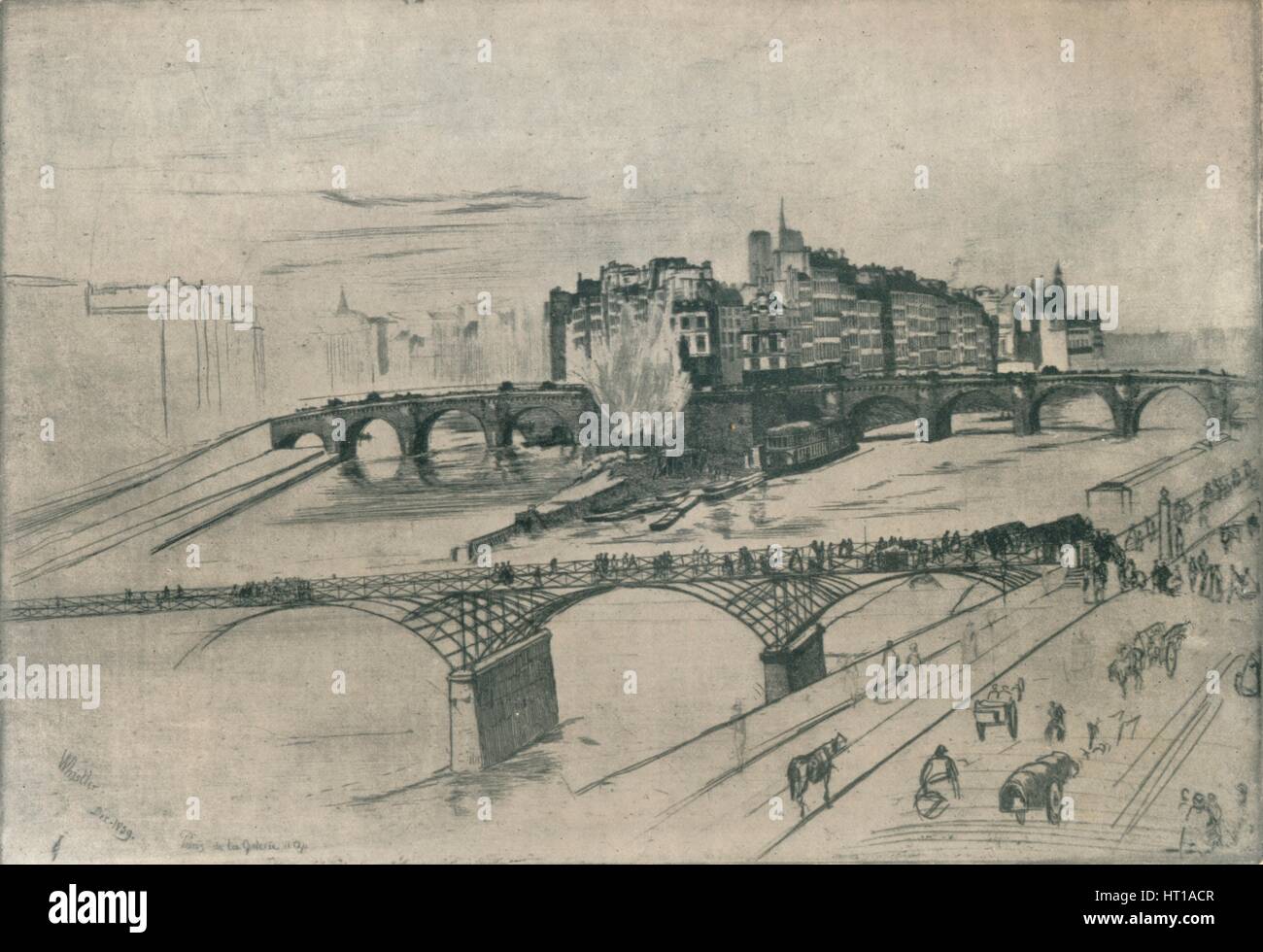 'The Isle De La Cite, Paris', 1859, (1904). Artist: James Abbott ...