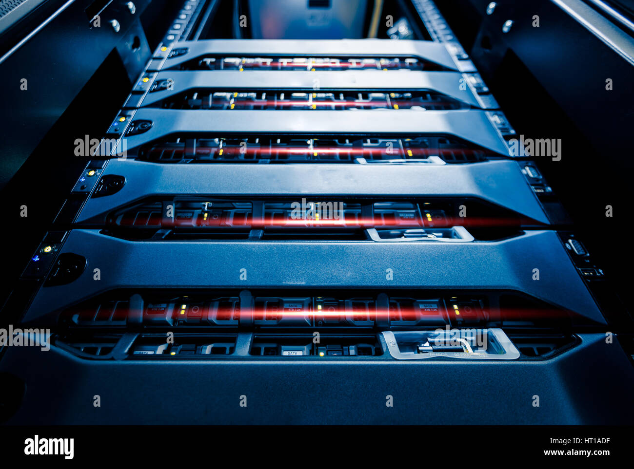 Server rack in data center hi-res stock photography and images - Alamy