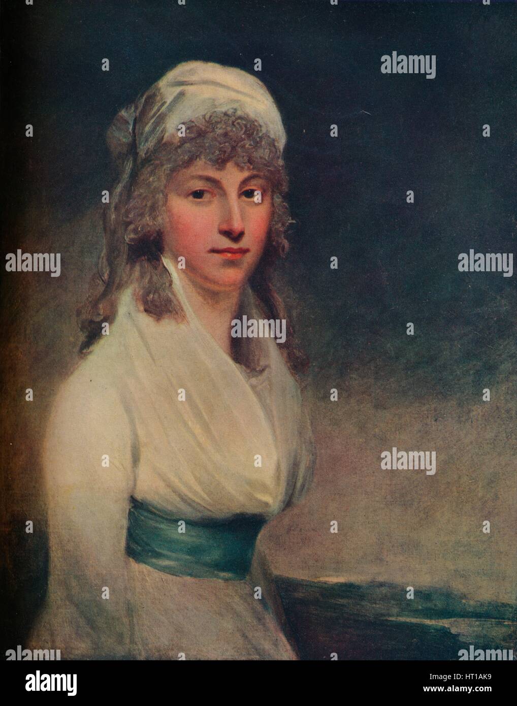 'Portrait of a Lady', c1790. Artist: John Hoppner Stock Photo - Alamy
