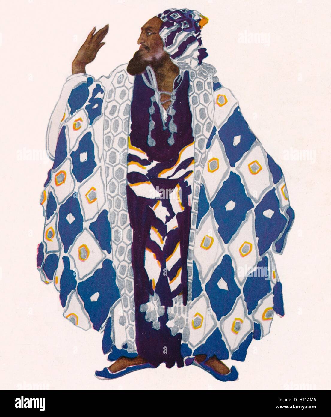 'Un Notable Mespotamien', 1922, (1923). Artist: Leon Bakst Stock Photo ...