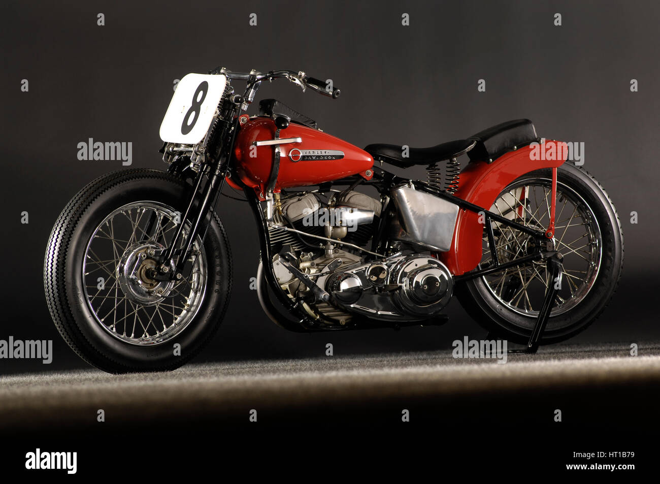 Harley Davidson WR Daytona 1948. Artist: Simon Clay Stock Photo - Alamy